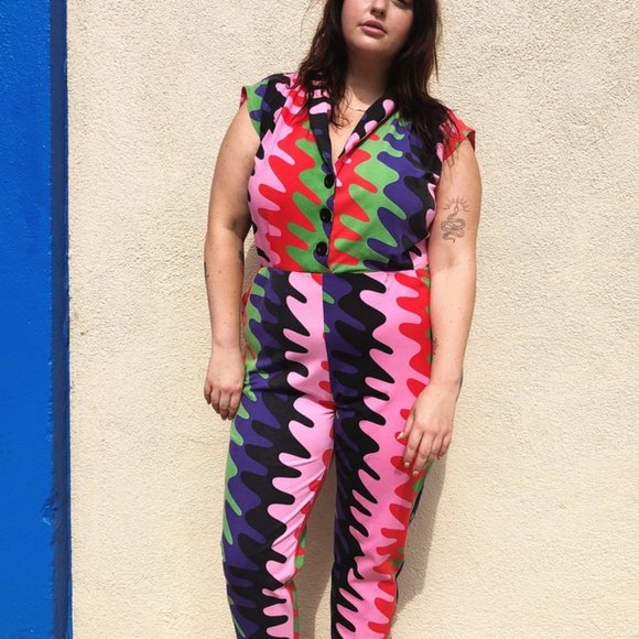 Nooworks | Pants & Jumpsuits | Nooworks Static Print Magic Suit Nwt ...